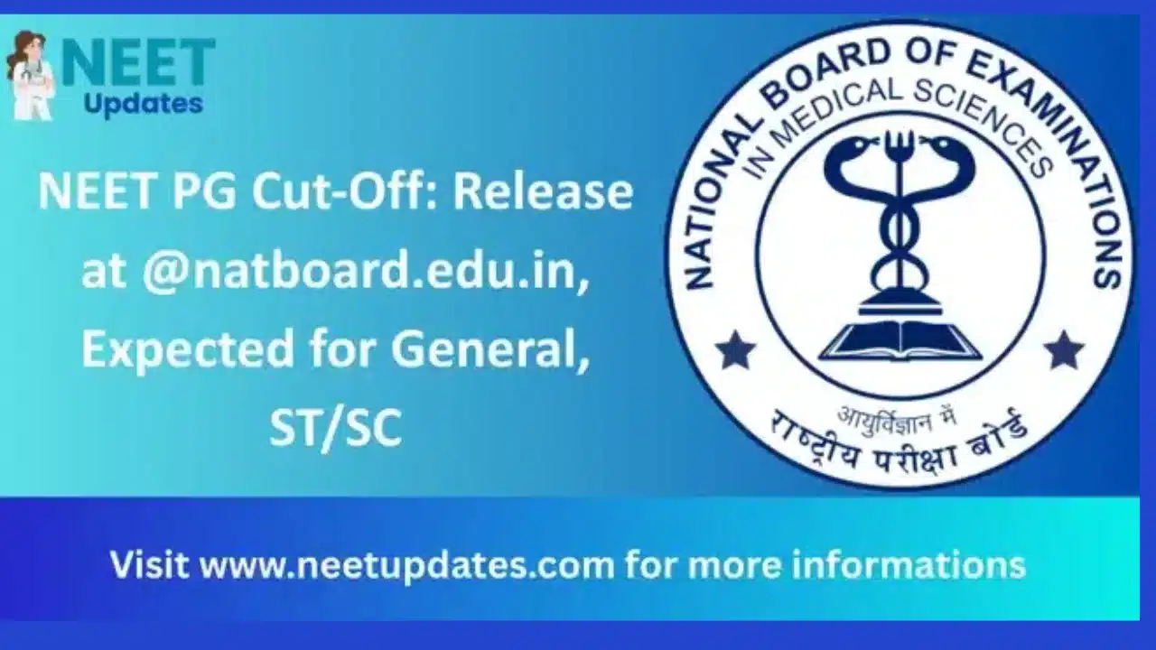 NEET PG Cut Off 2025 | Release Date, Expected for General, SC, ST, OBC