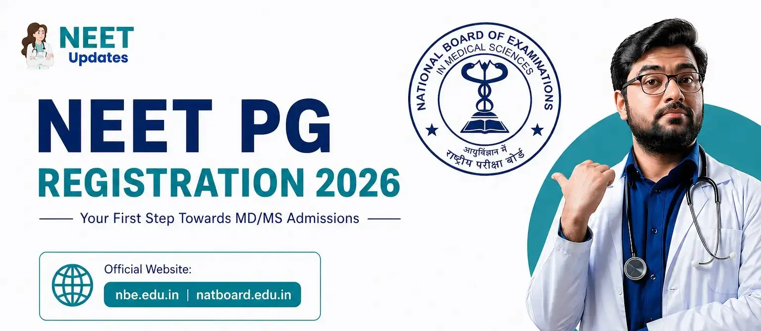 NEET PG Registration 2026: Start Date, Last Date & Apply Link